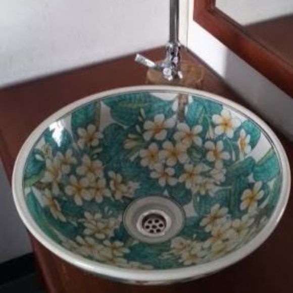 Asian sunrise. | Accessories | Luxury Hand Painted Porcelain Wash Basin ...